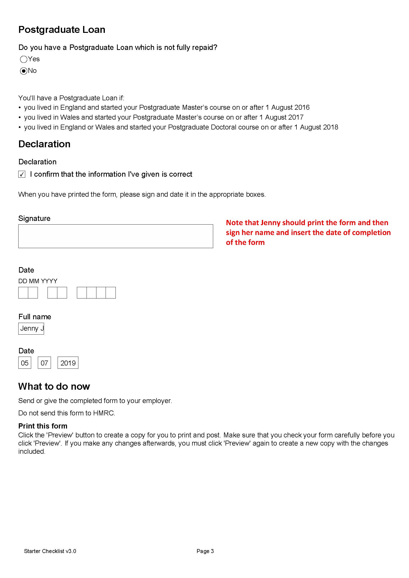 Starter Checklist Form Printable - Printable Forms Free Online