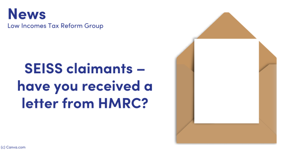 SEISS claimants – have you received a letter from HMRC? | Low Incomes ...