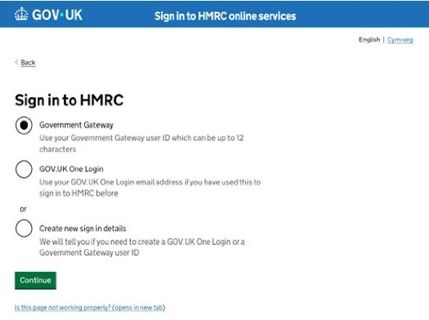 Change to GOV.UK Sign-In Screen – Preparing for GOV.UK One Login | Low ...