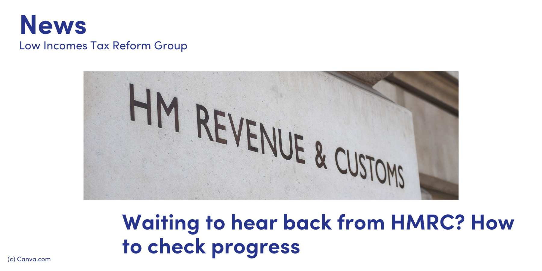 Waiting to hear back from HMRC? How to check progress | Low Incomes Tax ...