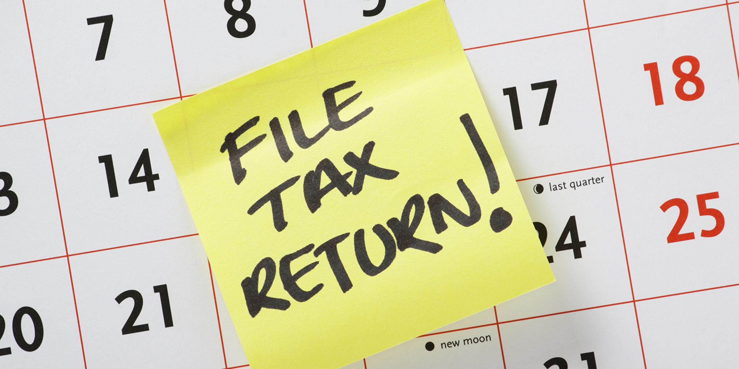 Tax return deadlines | Low Incomes Tax Reform Group