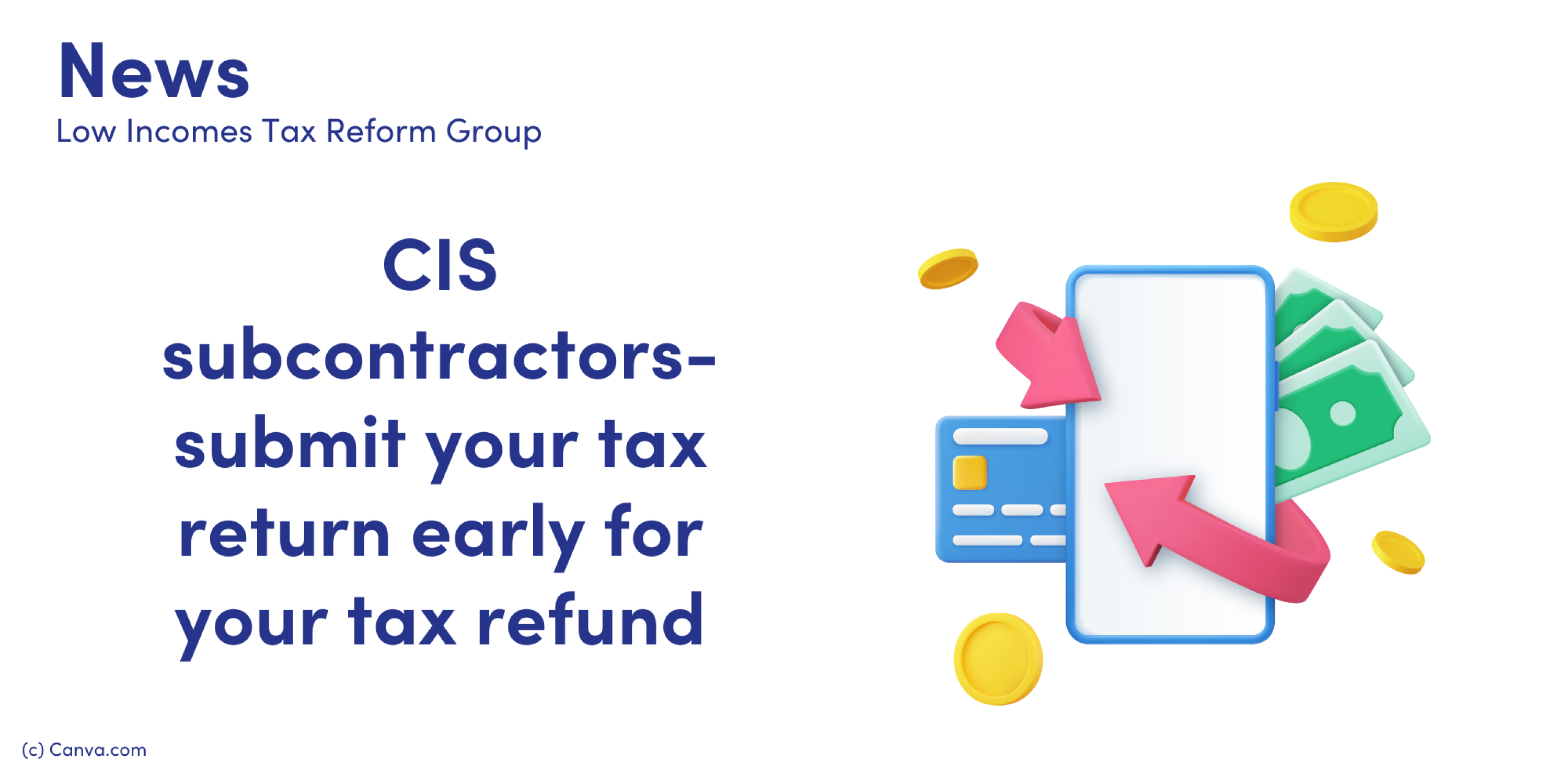 CIS subcontractors - submit your tax return early for your tax refund ...